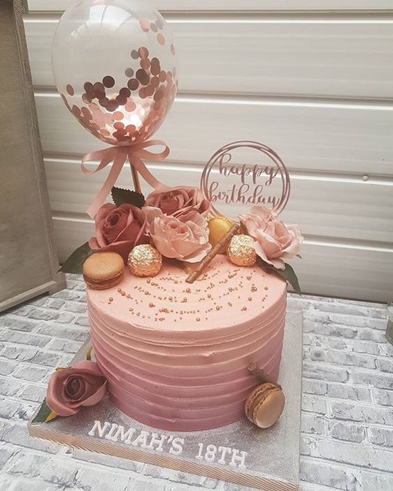 Tortas "Rose Gold" - Todo Bonito
